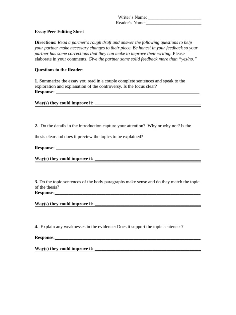 CompII - Contr.peer - Edit (1) 1 | PDF | Essays