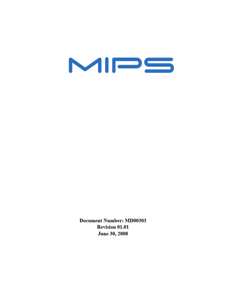 Accelerating DSP Filter Loops With Corextend in Mips32 Pro Series Cores | PDF | Computer Science ...