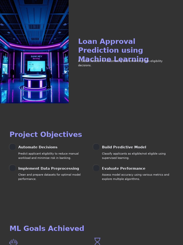 Loan Approval Prediction Using Machine Learning | PDF | Machine Learning | Applied Mathematics