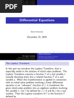 Laplace Transform Practice Problems | PDF | Laplace Transform | Convolution