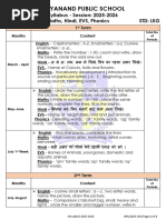 Syllabus Nursery 2025 26 | PDF