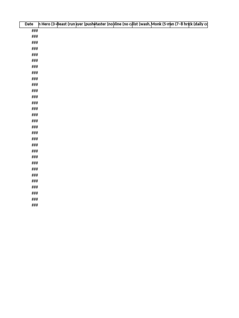 GlowUp 30day Quest Tracker | PDF