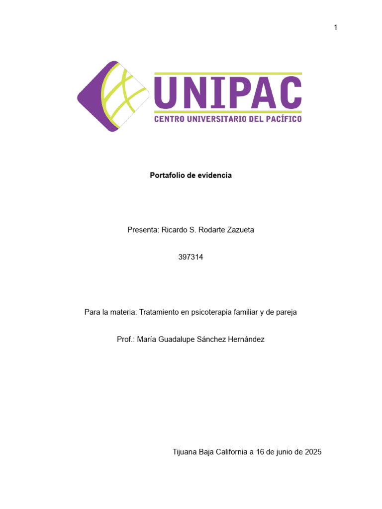 Porta Folio Dee Vide Nci A | PDF | Psicoterapia | Sicología