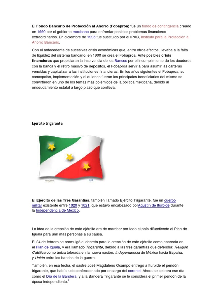 Bandera Trigarante | PDF | Política (general) | Agitación