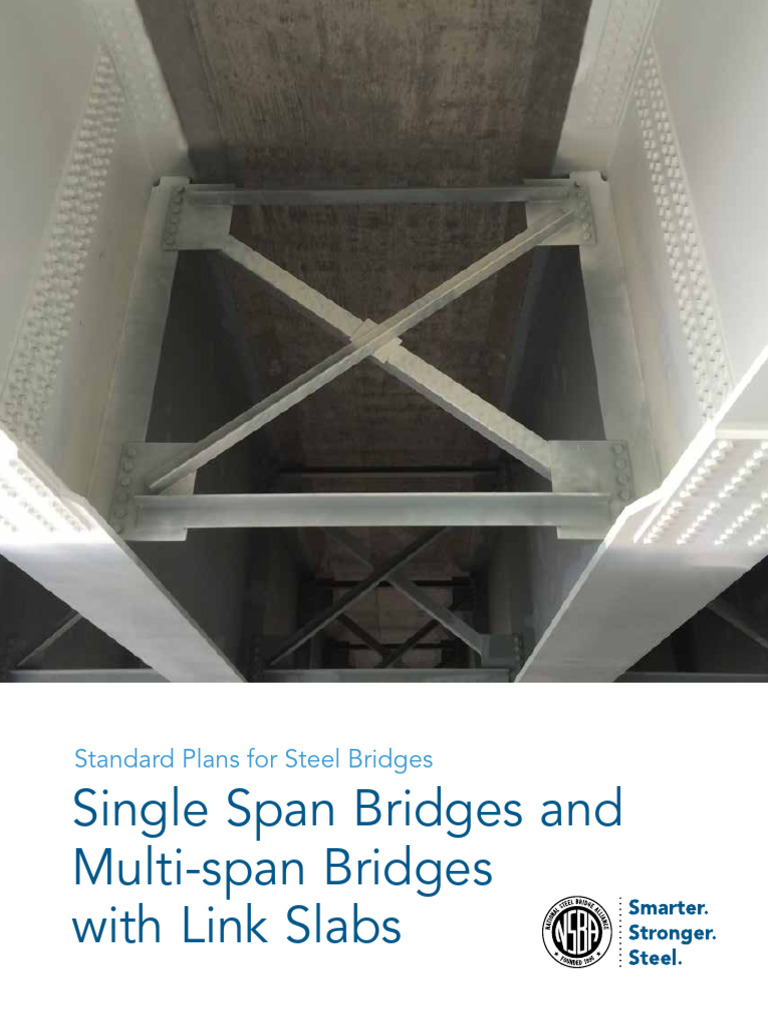 Aisc Nsba Standard Plans For Steel Bridges 1 Span 2025 01 Rev 0 | PDF | Beam (Structure) | Bending