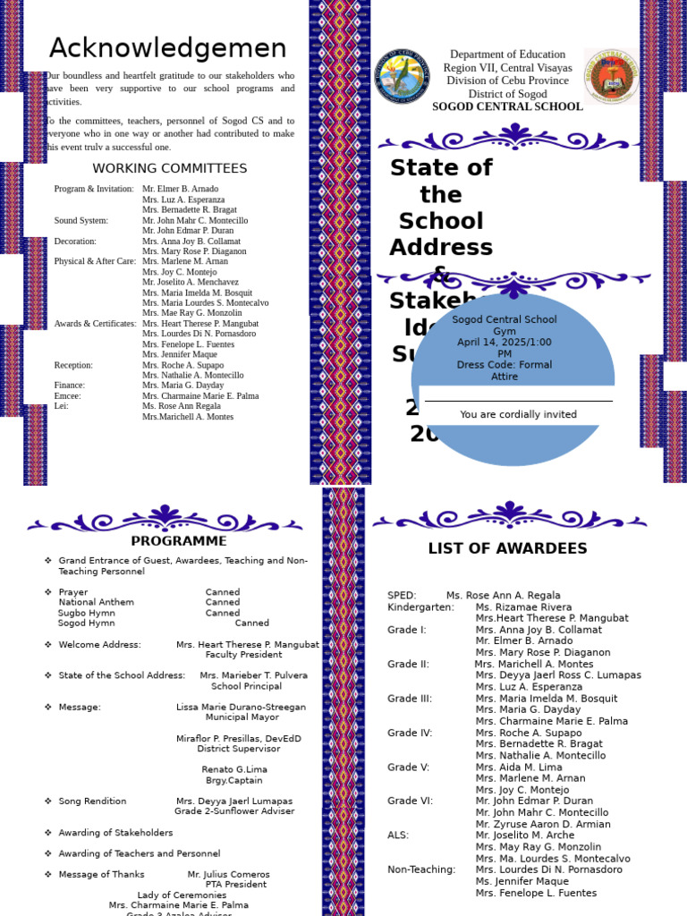 Stakeholders Summit Final 2024 2025 1 | PDF