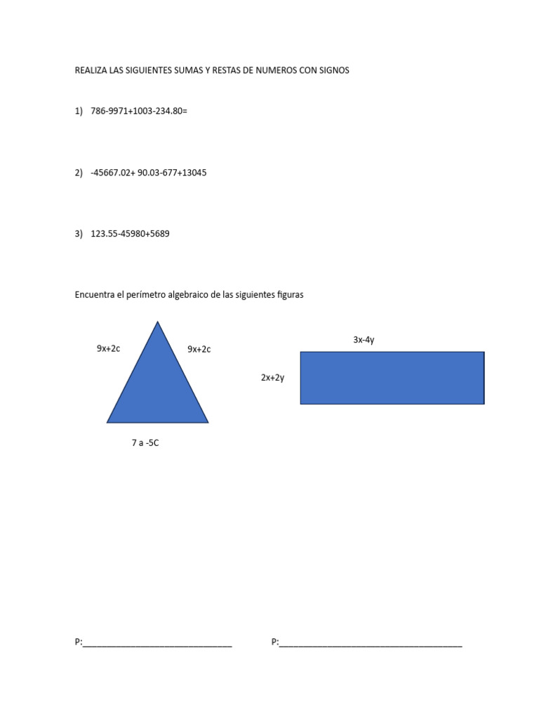 EXAMEN Mate Secu 1 | PDF | Matemáticas