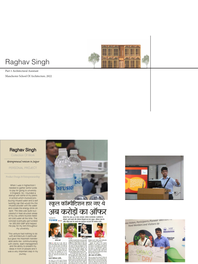 Portfolio Raghav Singh | PDF | Window | Building Engineering