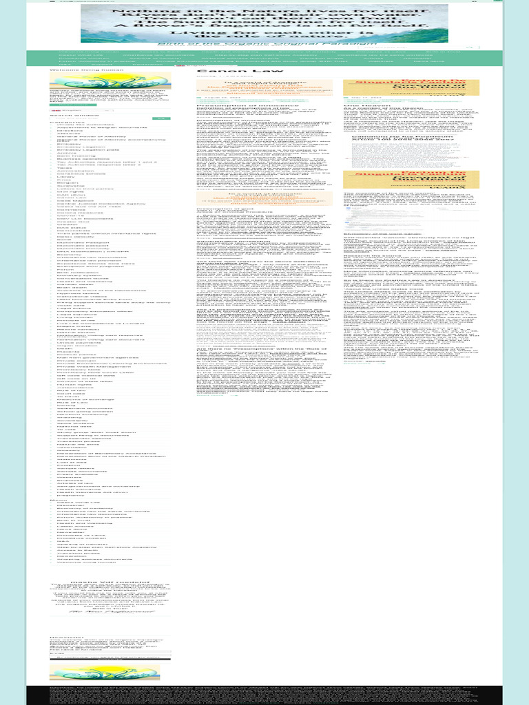 Canon Law - Birth of The Organic Original Paradigm | PDF | Presumption ...