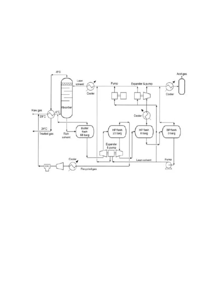 Proceso Selexol Pratica de Gas1 | PDF | Hidrógeno | Química