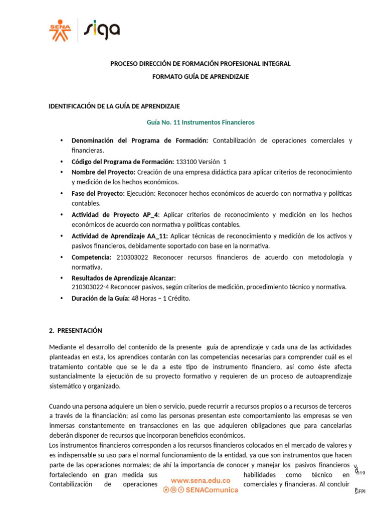 Gui 1 | PDF | Contabilidad | normas internacionales de INFORMACION FINANCIERA