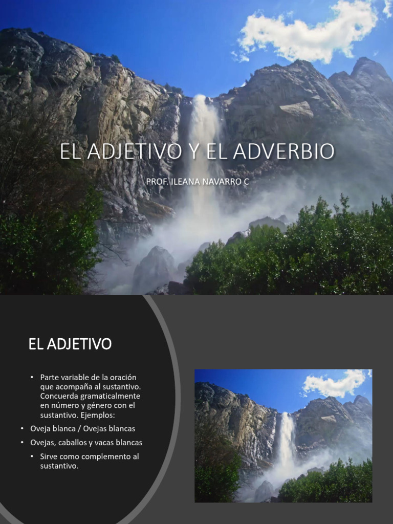 Adjetivos y Adverbios en Español | PDF | Adjetivo | Adverbio