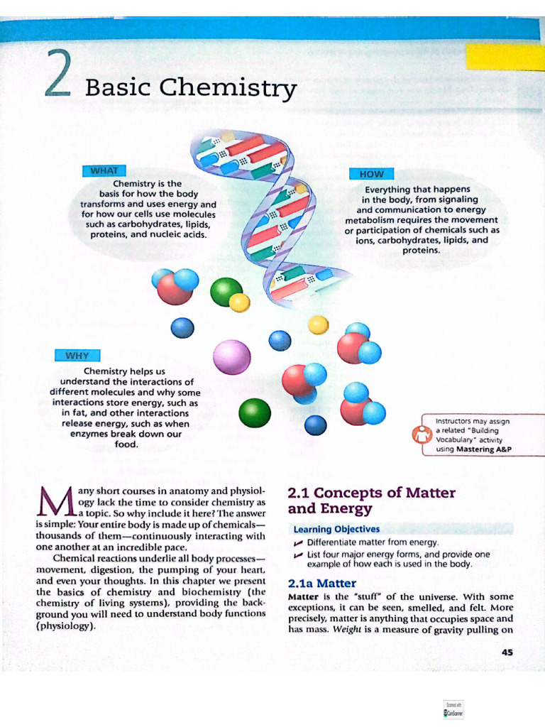 Chapter 2 Basic Chemistry | PDF