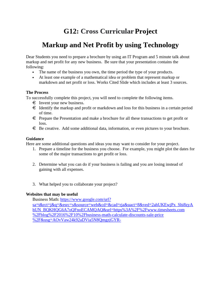 MathematicianProjectandRubric-G12 Trimester 1 Project | PDF | Mathematics