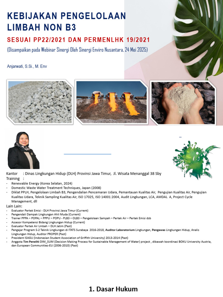 Pengelolaan Limbah Non B3 di Indonesia | PDF