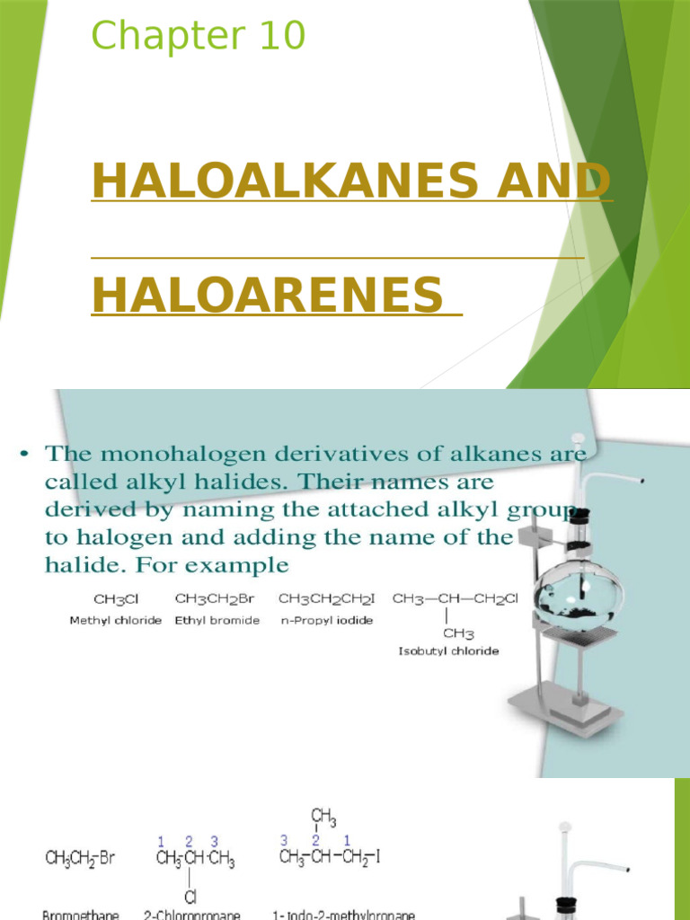 Mind Map of Haloalkanes & Haloarenes | PDF | Chemical Reactions ...
