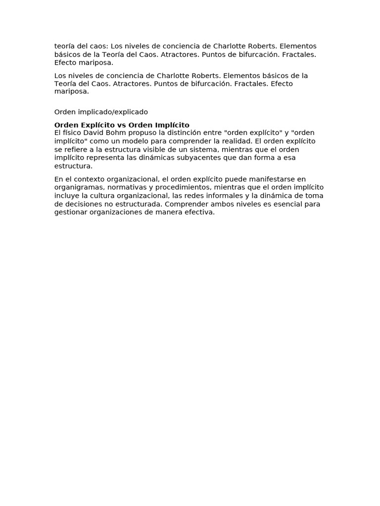 Teoría Del Caos | PDF | Teoría del caos | Atractor