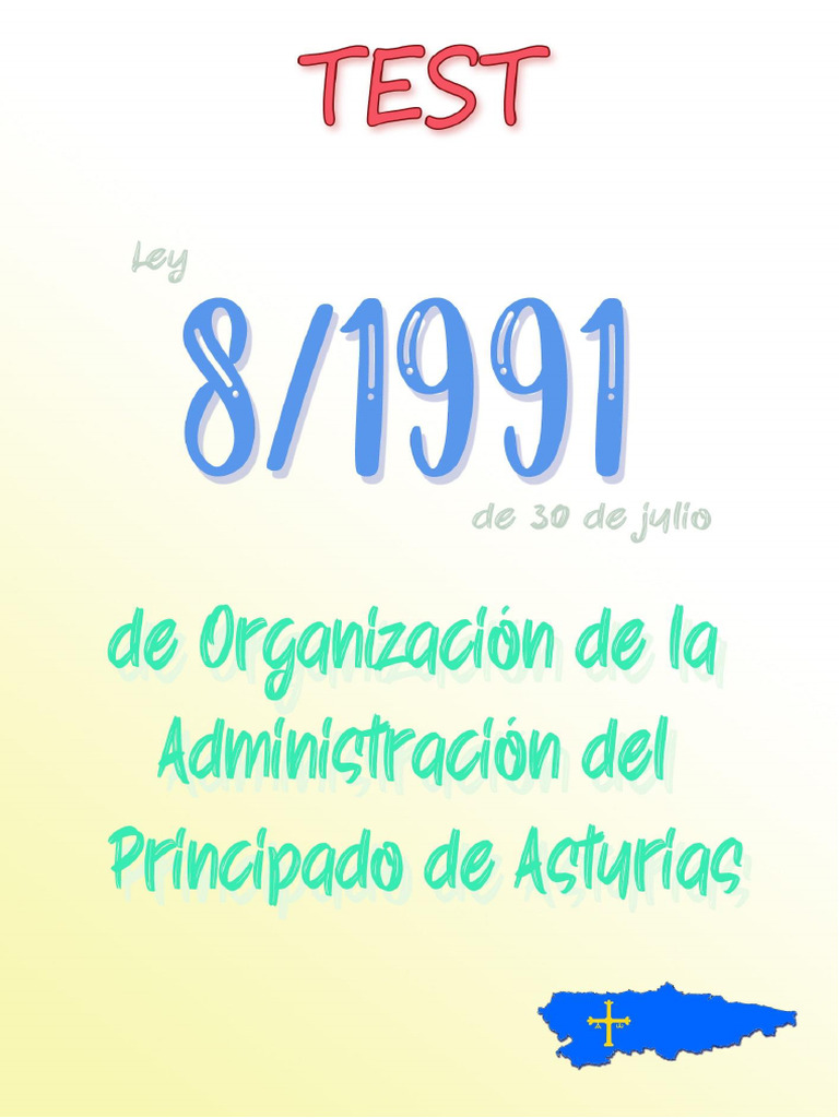 Libro Test Ley 8-1991 | PDF | Comisión Europea | Gobierno