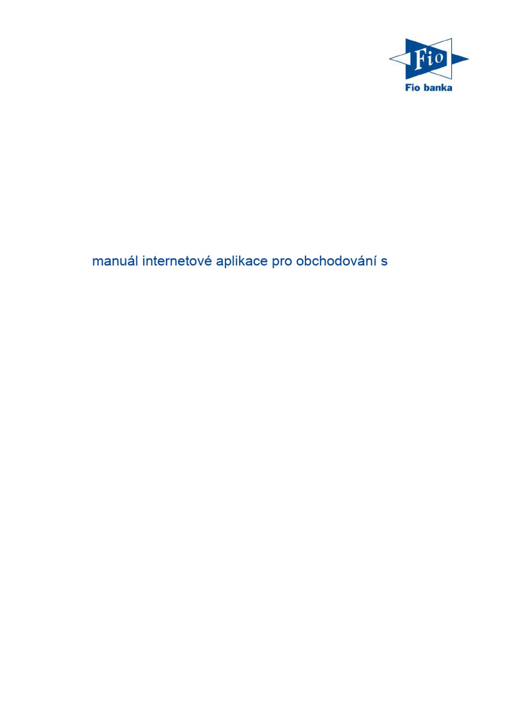 Manual Ebroker | PDF