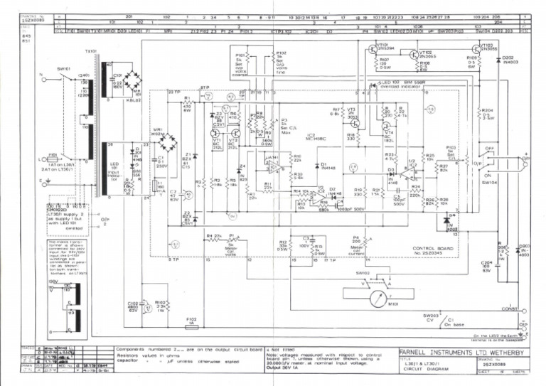 L30.1 LT30.1 Issue No 4 1979 Circuit Diagram | PDF