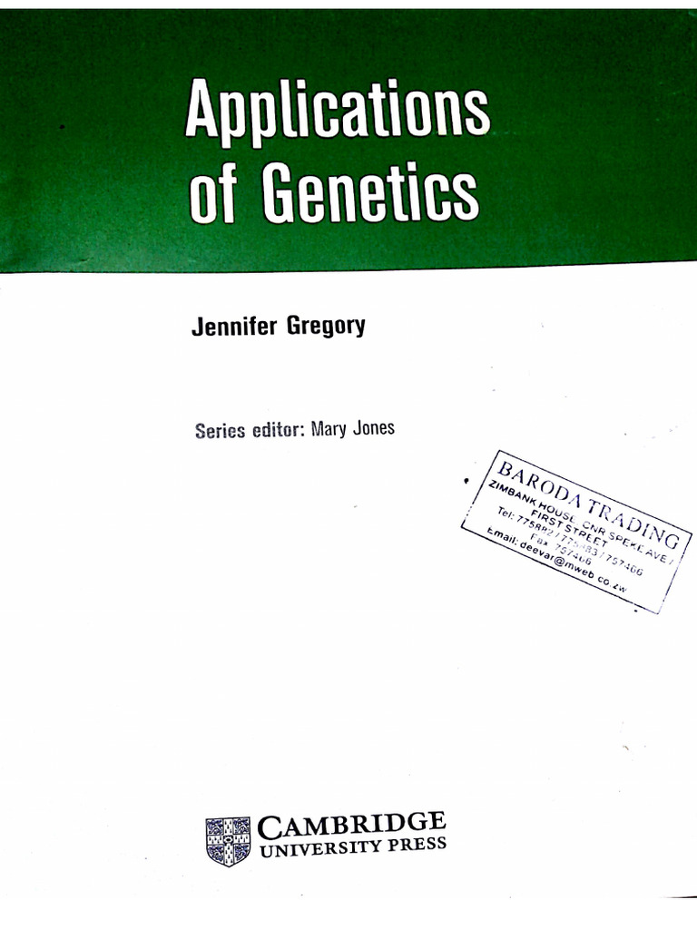 Applications of Genetics | PDF