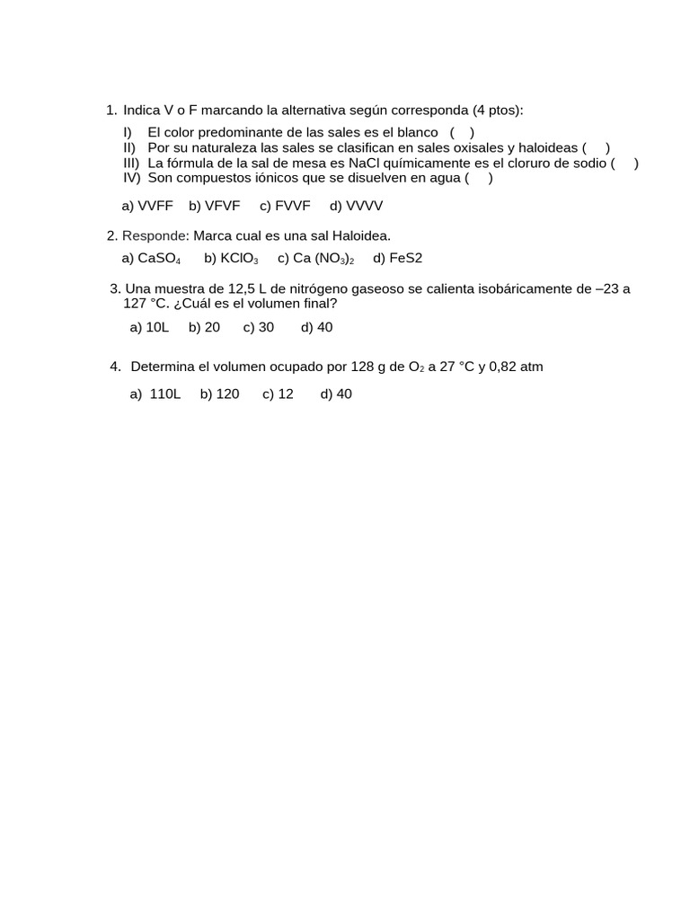 Simulacro Final II Bim 5to Sec. Genes | PDF