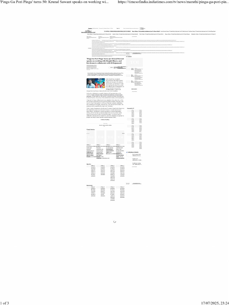 'Pinga Ga Pori Pinga' Turns 50: Krunal Sawant Speaks On Working With Manjiri Bhave, and His ...