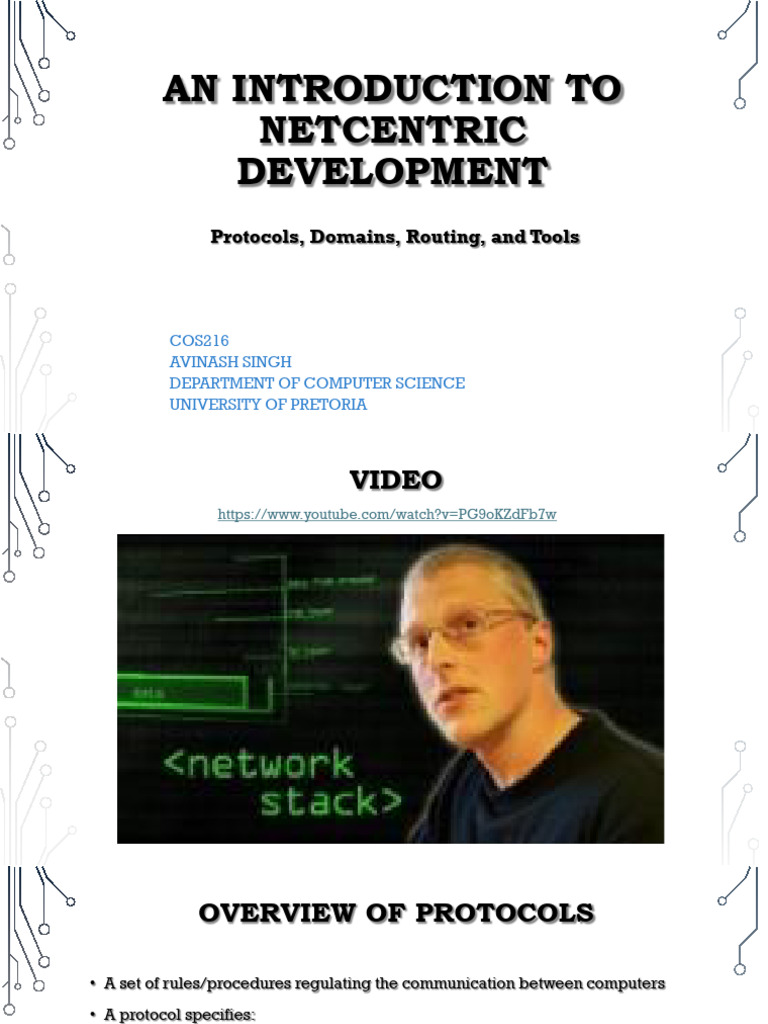 L03L - An Introduction To Netcentric Development | PDF | Domain Name ...