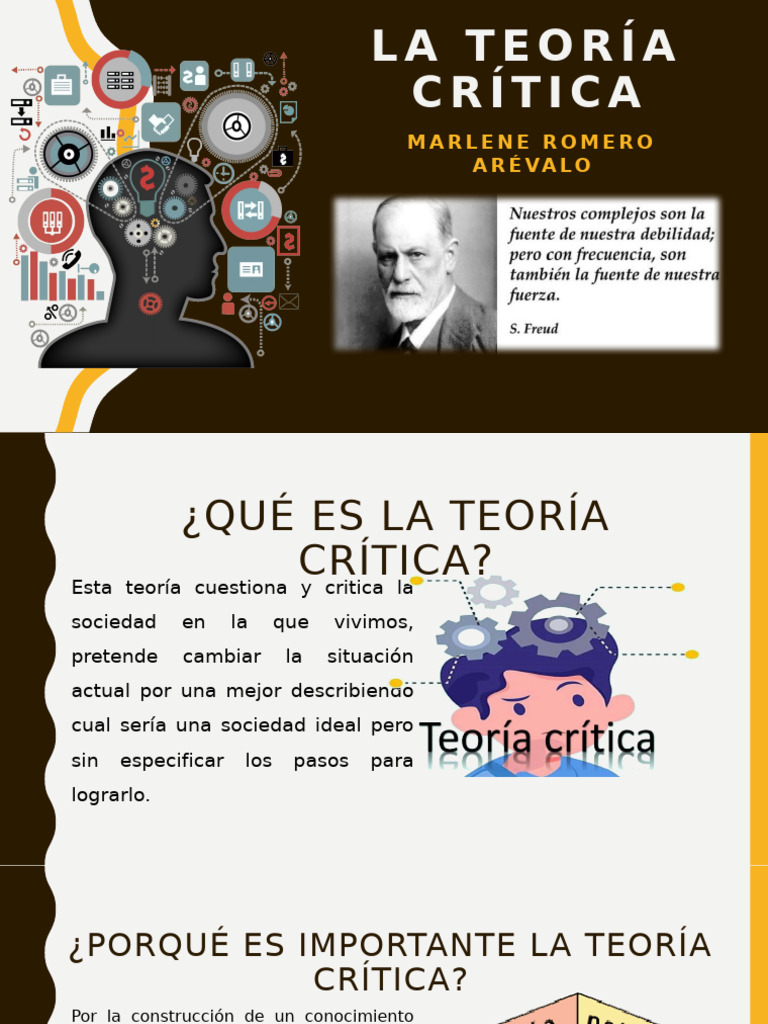 Importancia de la Teoría Crítica | PDF