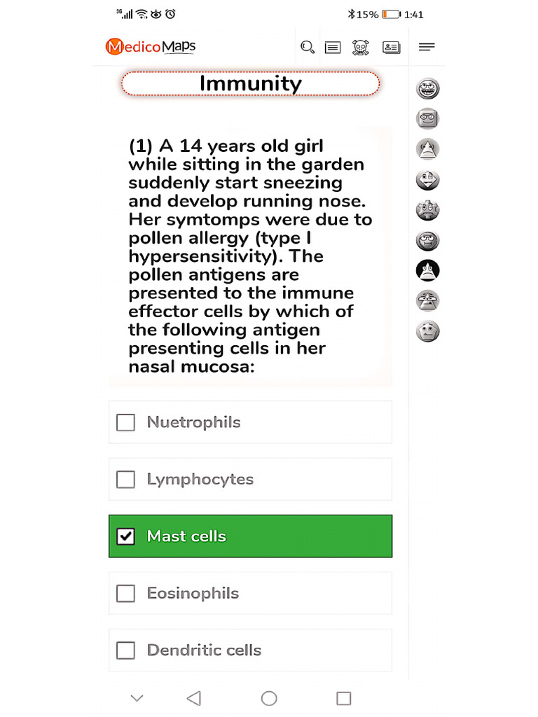 BLOCK 7 PATHO Immunity Maps Mcqs | PDF
