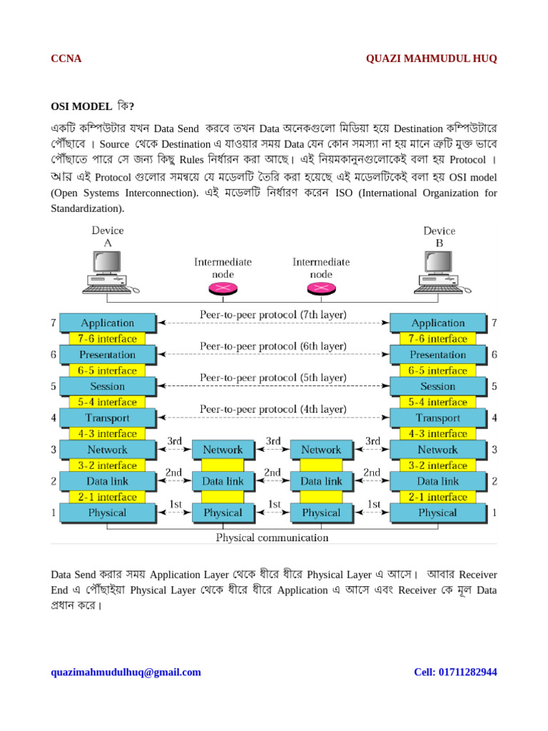 OSI Application | PDF