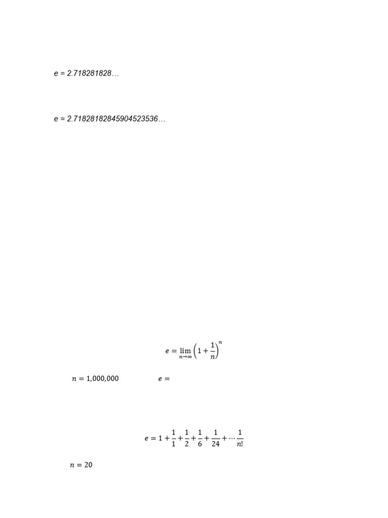 Número de Euler | PDF