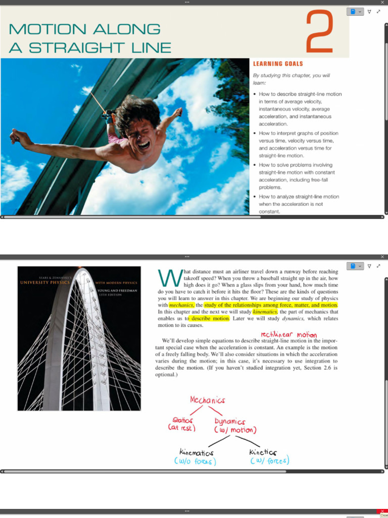 Discussion Physics Module 2 Part 1 Introduction To Velocity and ...