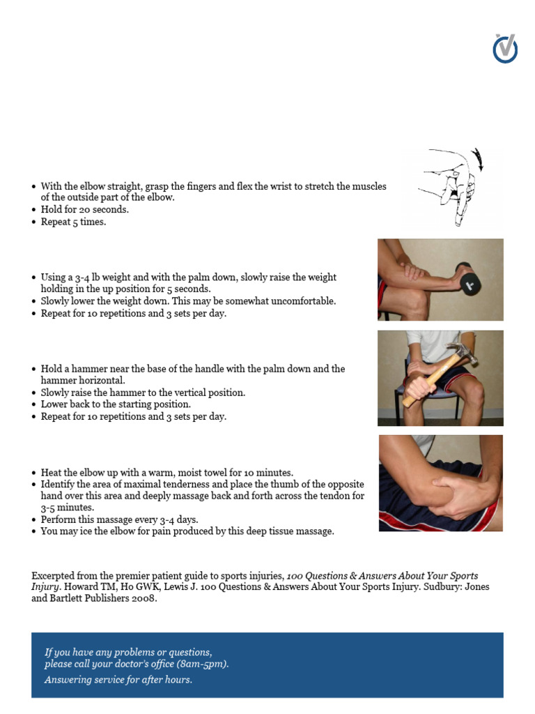 Ho Tennis Elbow Lateral Epicondylitis | PDF