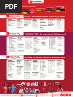 DSTV Compact Package Channels | PDF | Broadcasting | Television Network