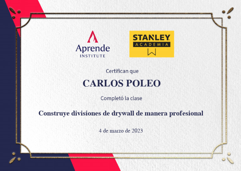 Certificado - Espaol 2 | PDF