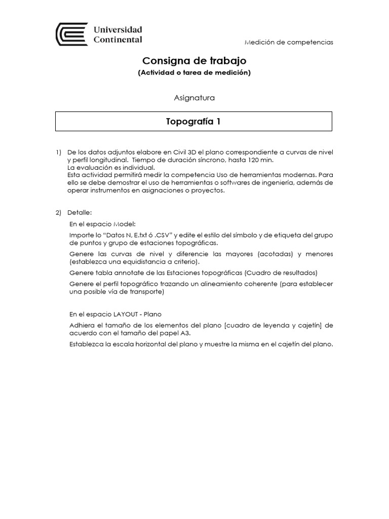 Consigna | PDF
