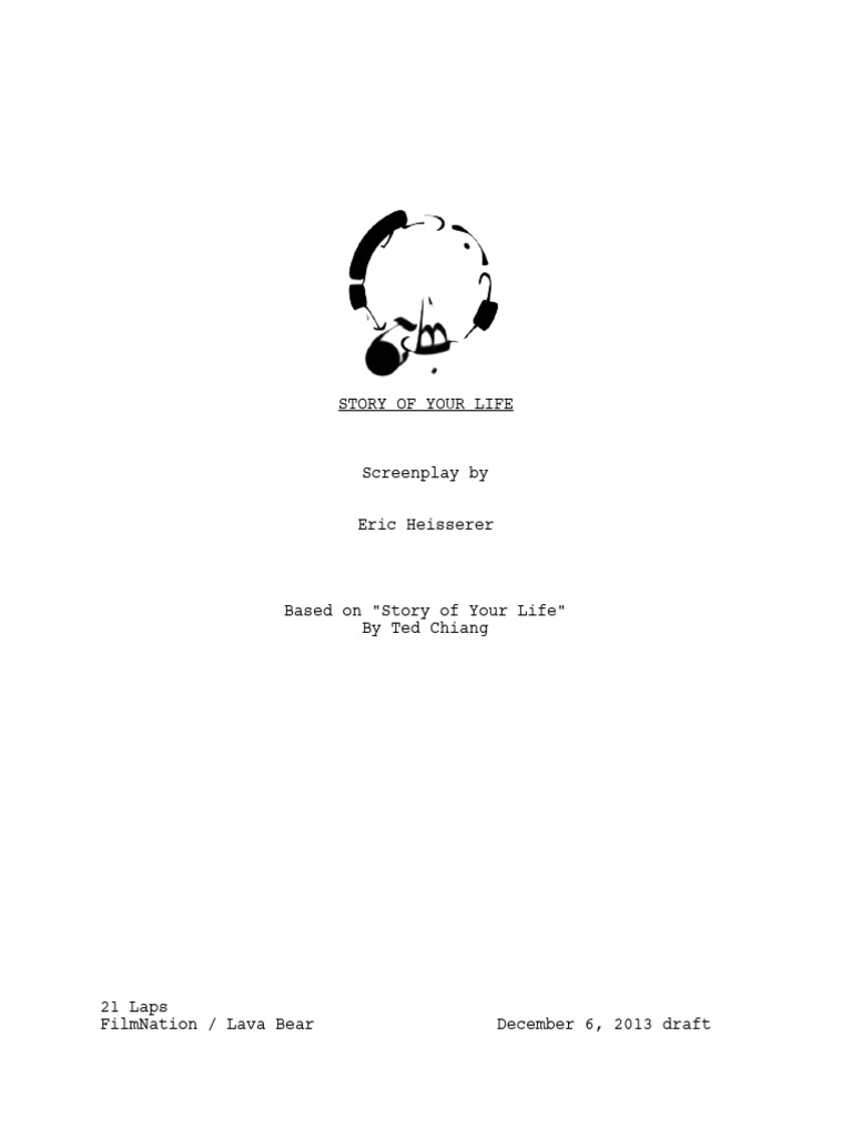 Story of Your Life - Eric Heisserer | PDF