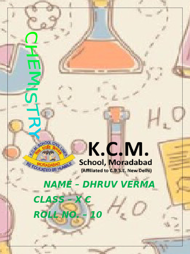 CHMISTRY Class X Project Final PROMAX | PDF