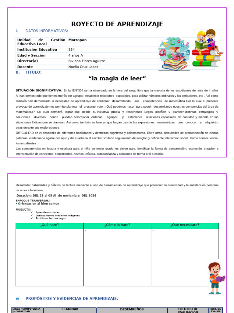 La Magia de Leer | PDF | Aprendizaje | Los símbolos