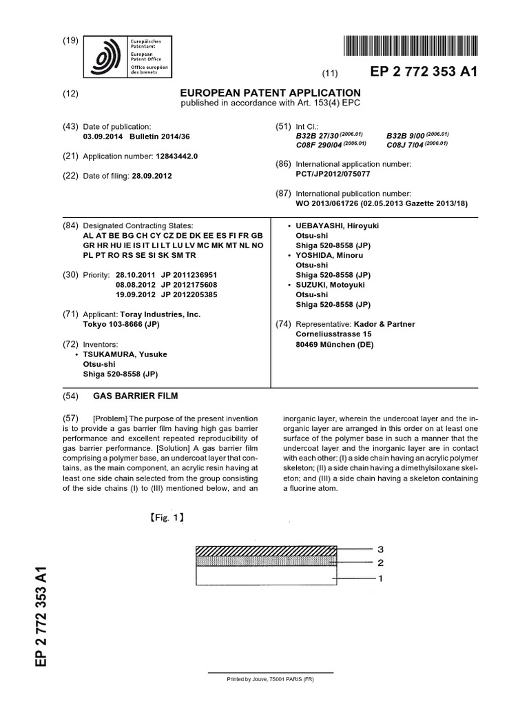 Advanced Gas Barrier Film Technology | PDF | Poly(Methyl Methacrylate ...
