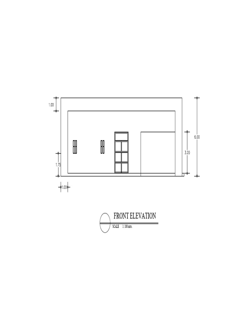 Front Elevation - Model | PDF