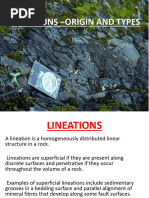 Foliaton and Lineations | PDF | Rock (Geology) | Structural Geology