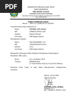 Surat Penunjukan PLh Kepala Sekolah | PDF