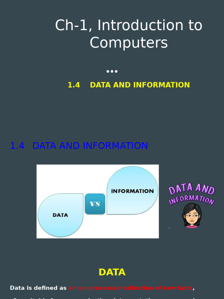 Ch-1, Introduction To Computers | PDF