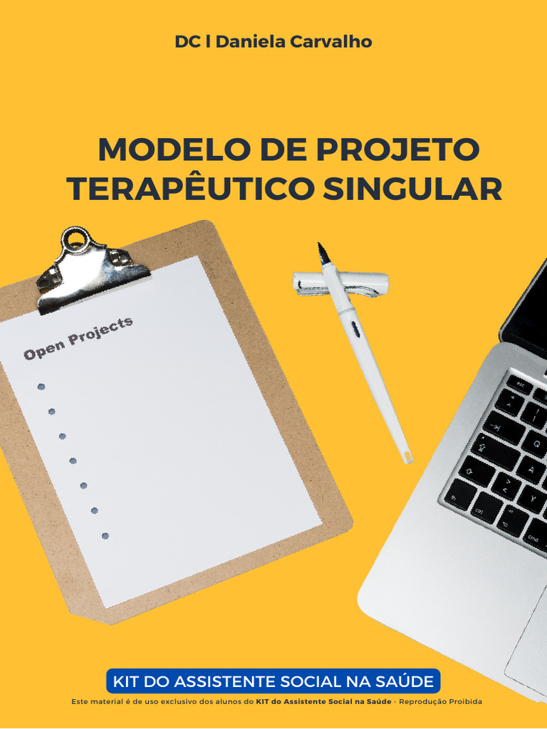 Modelo de Projeto Terapeutico Singular. | PDF