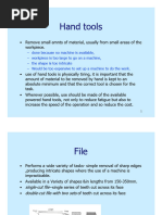 Chapter 1 Hand Tools | PDF | Metalworking | Tools