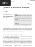 John Sweller - Cognitive Load Theory | PDF | Experiment | Learning
