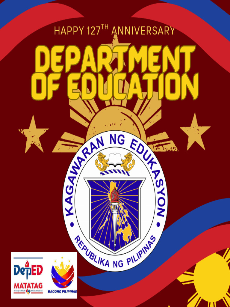 Happy 127th Anniversary DepED | PDF