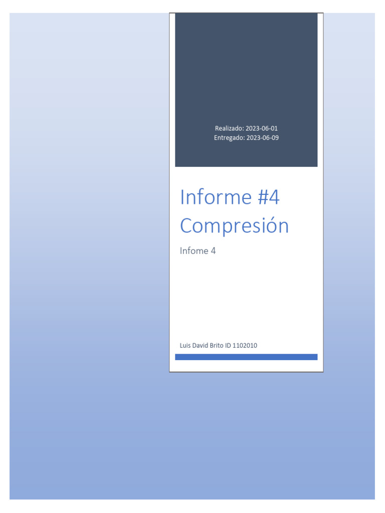 Informe Practica 4 Compresión | PDF | Deformación (ingeniería) | Resistencia a la tracción